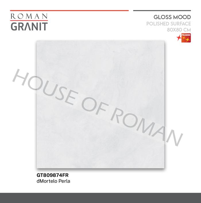 Jual ROMANGRANIT dMortelo Perla 80x80 GT809874FR ROMAN GRANIT - Jakarta ...