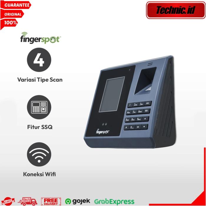Jual Fingerspot Mesin Absensi Dengan Deteksi Muka WF-206 Time ...