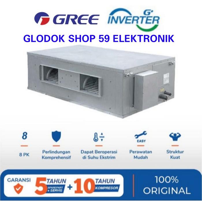 Jual GREE AC DUCT 15 PK FGR40PD/DNA-X INVERTER BIG DUCT SERIES R410A ...