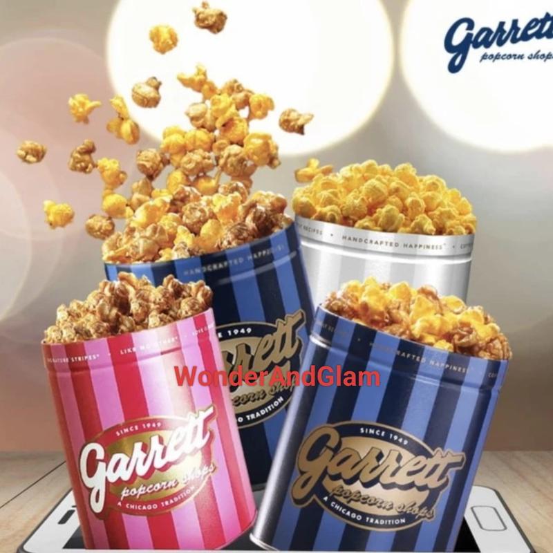 Popcorn Garrett Petite/Classic/Family Tin IMPORT HALAL - Shop | Tokopedia