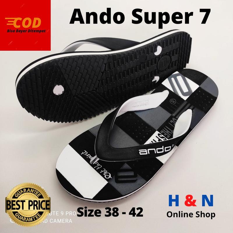 H&N Online Shop - Sandal Jepit Pria - Sendal Distro - ANDO SUPER - Shop ...