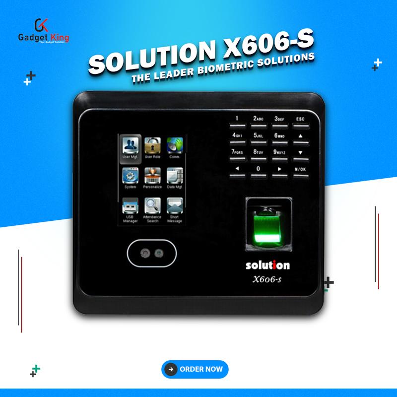Solution X606-S Fingerprint Mesin Absensi Alat Absen Sidik Jari - Shop ...