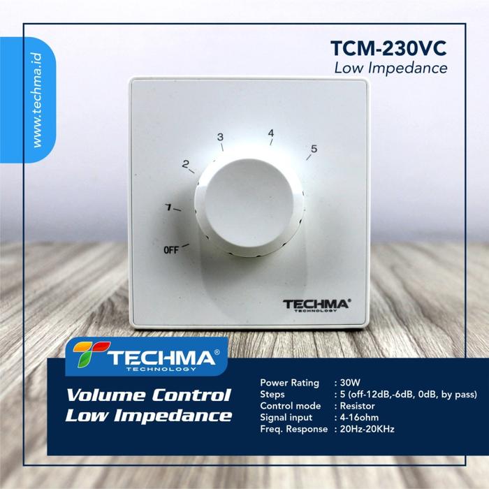 Promo Techma Volume Control Speaker Attenuator [Low Impedance, High ...