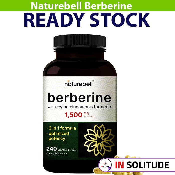 Jual NatureBell Berberine 1500mg 240 Capsules - Jakarta Barat - In ...