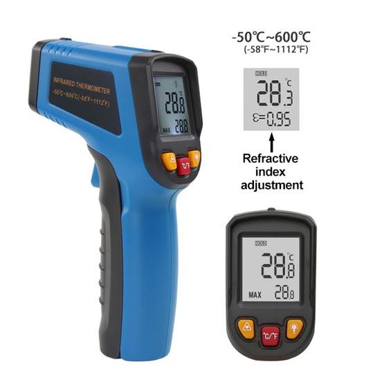 Jual digital infrared thermometer non contact laser thermogun ...