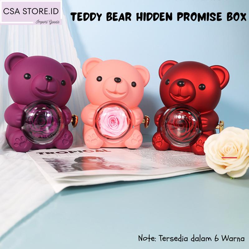 Teddy Bear Hidden Jewelry Box / Promise Box Cincin Nikah Lamaran - Shop ...