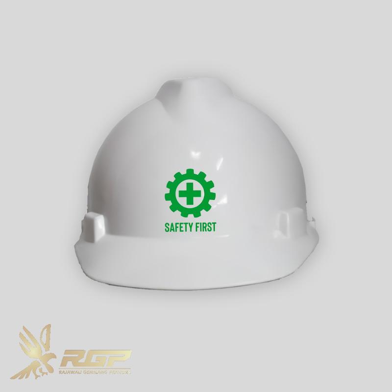 sticker logo k3 safety first Helm Proyek murah - Shop | Tokopedia