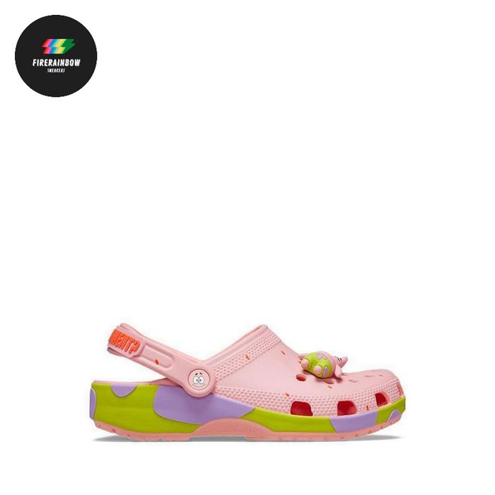 Jual Sandal Crocs Spongebob Patrick Classic Unisex Clog Limited edition ...