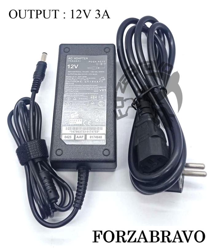 Jual Original Charger Adaptor Casan Adapter Monitor Benq V2220 12V 3A ...