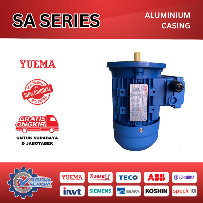 Promo Electric Motor SA Series 3PHS 750RPM/8POLE 0,25HP/0,18KW B5 ...