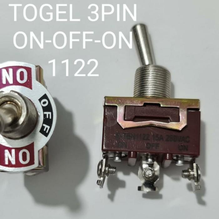 Jual switch saklar togel 3pin on off on e-ten 1122 - Jakarta Barat ...