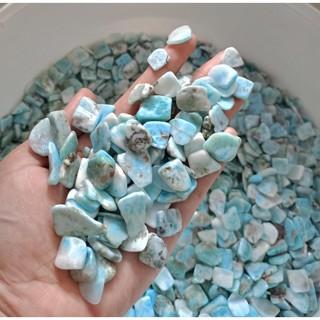 Jual Natural Larimar Chips Gravel 12-15 mm paket 100 grams - Jakarta ...