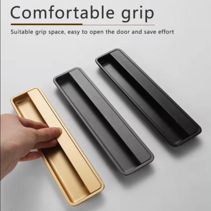 Jual [Dari Tangerang] Gold Handle Tanam Hitam Setengah Tutup Plackard ...
