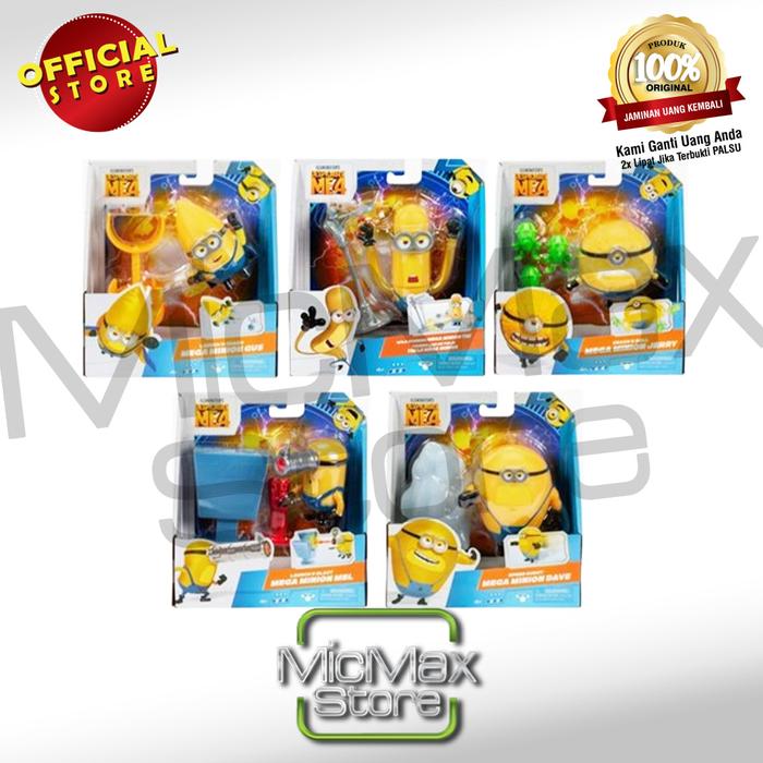 Promo Minions Despicable Me4 ME 4 Mega Minions 4 Inch Action Figure ...