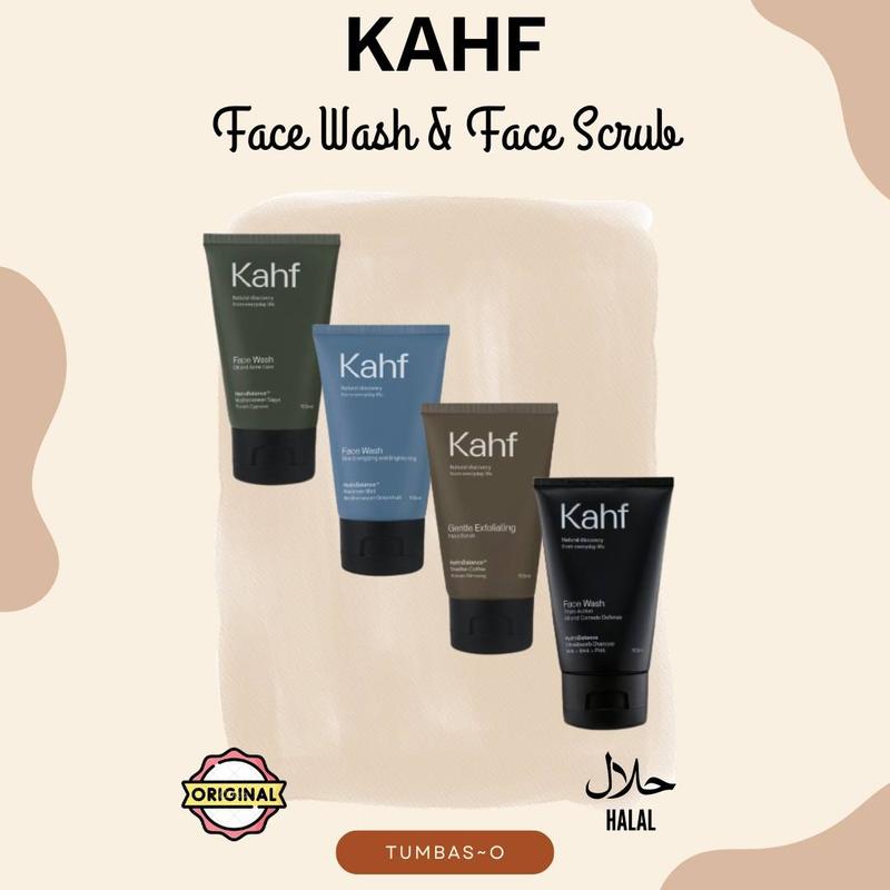 KAHF Face Wash & Scrub Series - Shop | Tokopedia
