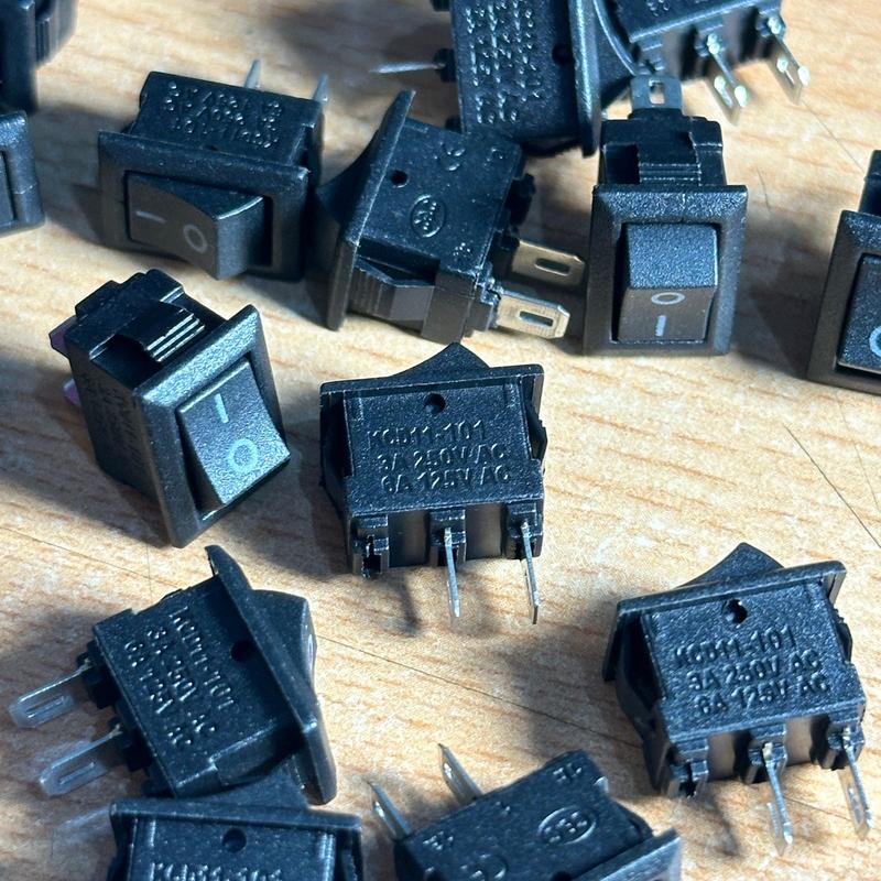 Saklar Power On Off Rocker Switch KCD11 15x10MM 3A 250V 2 Pin 2 Kaki ...
