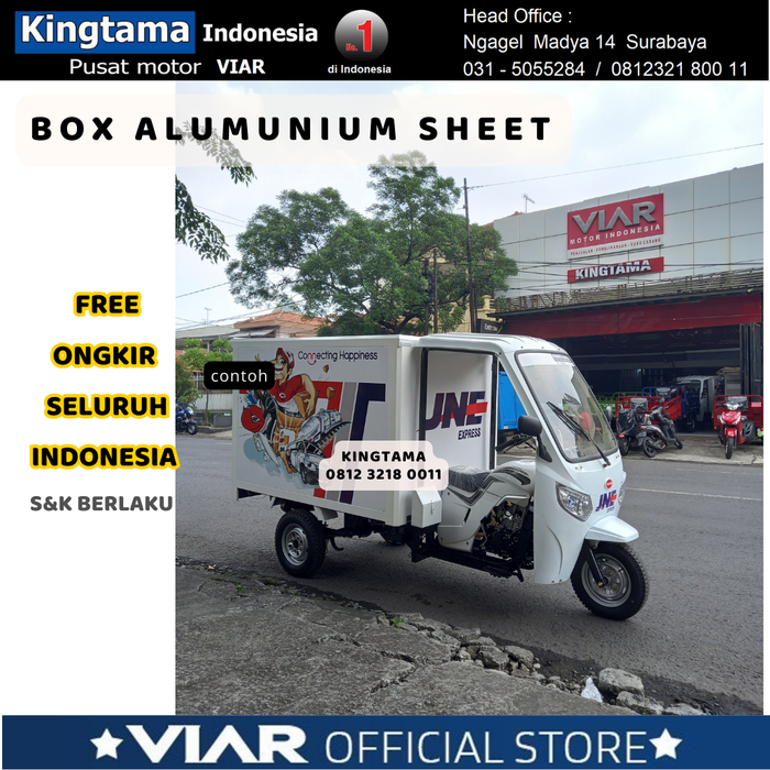 Jual Motor Roda Tiga VIAR KARYA BOX + CANOPY 2 - PROMO- ORIGINAL - Kota ...