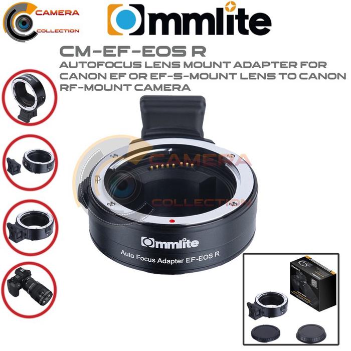 Jual Commlite CM-EF-EOS R Autofocus Lens Mount Adapter for Canon RF ...