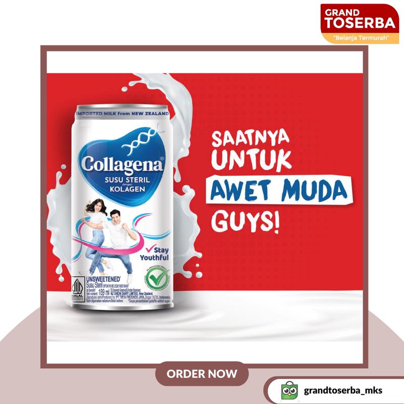 Collagena Milk Susu Steril Kolagen Minuman 189ml - Shop | Tokopedia