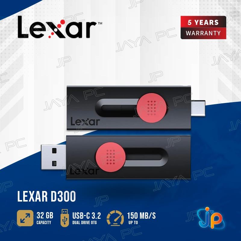 FlashDisk Lexar OTG Jumpdrive D300 32GB - Flash Disk 32 GB USB-C - Shop ...