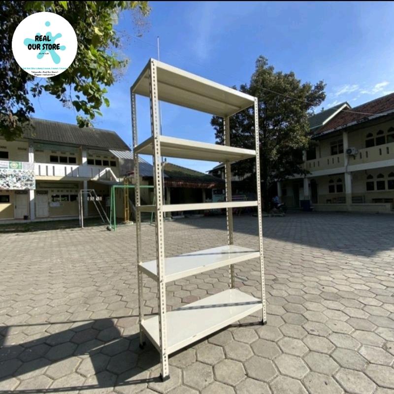 TERMURAH Rak Besi Siku Lubang L30xP100xT200 5-10 Susun - Shop | Tokopedia