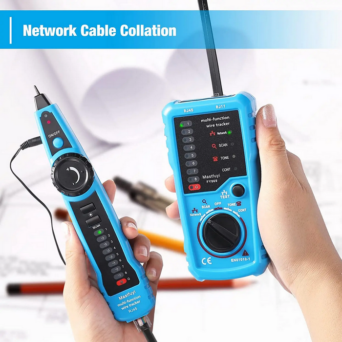 Jual LAN Tester RJ45 RJ11 Wire Tracker Tester Kabel Jaringan LAN ...