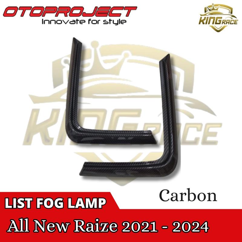 List Fog Lamp Cover All New Raize 2021 - 2023 Carbon Otoproject - Shop ...