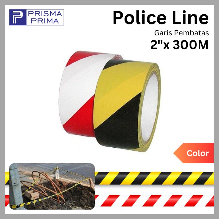 Jual Police Line Garis Polisi Safety Barricade Pita Pembatas - Kuning ...