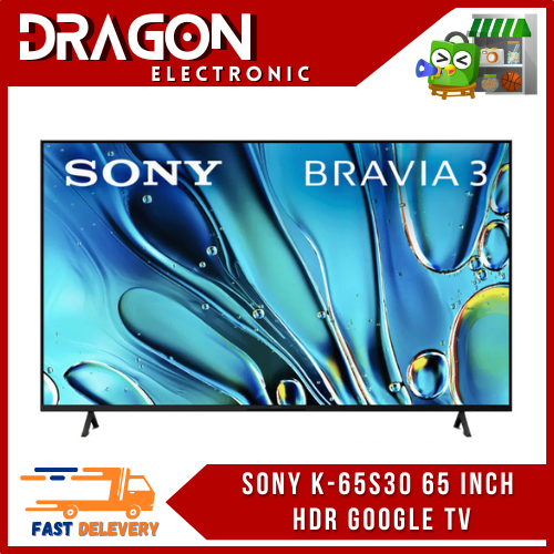 Promo SONY BRAVIA 3 K-65S30 SMART GOOGLE TV UHD 4K 65 INCH K65S30 // KD ...