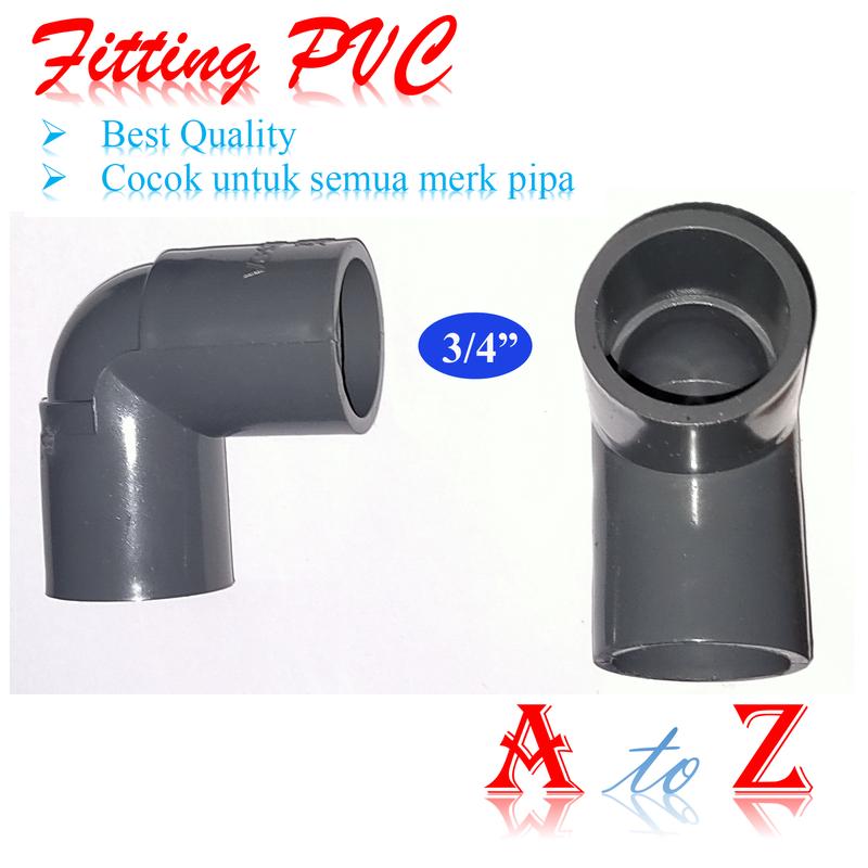 knie 3/4in/fitting/knee/elbow/keni pvc 3/4" - Shop | Tokopedia