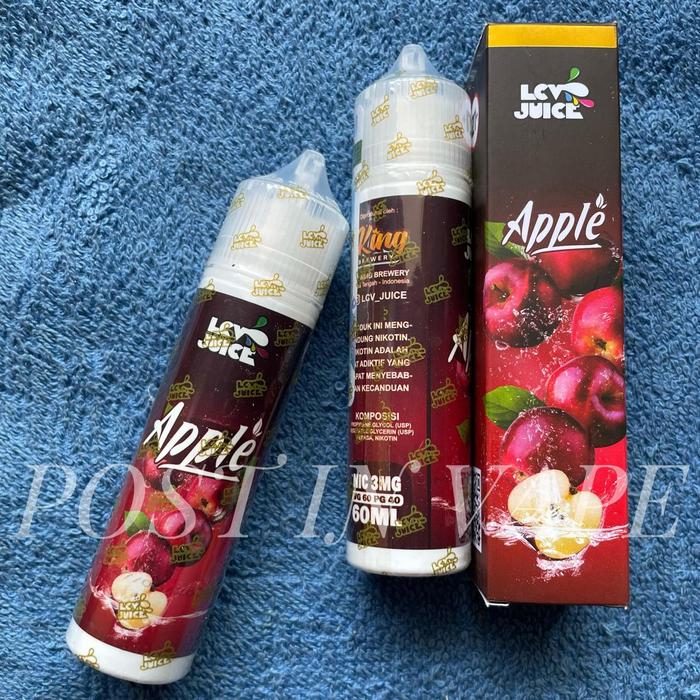 Jual LCV Juice Apple 60ml - Liquid Vape Apel Merah By King Brewery .PIV ...