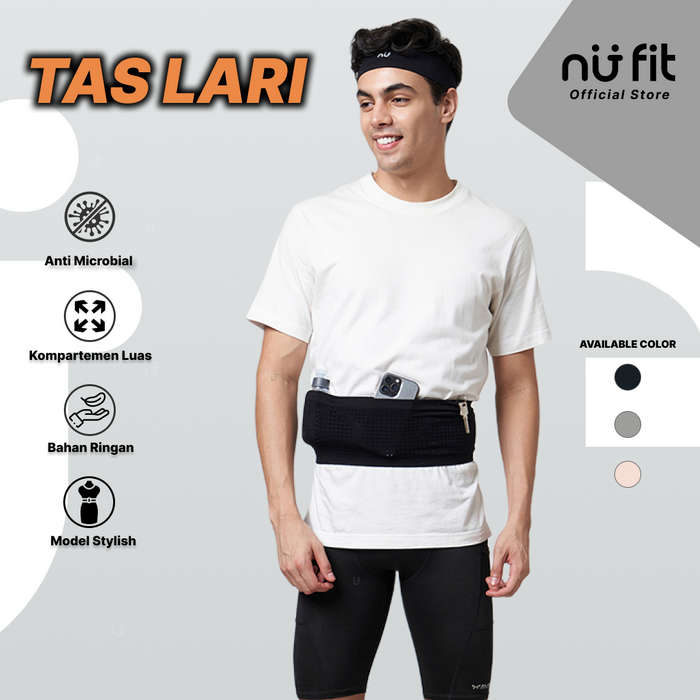 Promo Nu Fit - Running Belt / Tas Pinggang Elastis / Tas Lari Pria ...