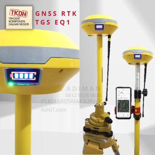 Jual RTK TGS EQ1 GNSS Reciever GPS Geodetik TKDN Set Base Rover ...