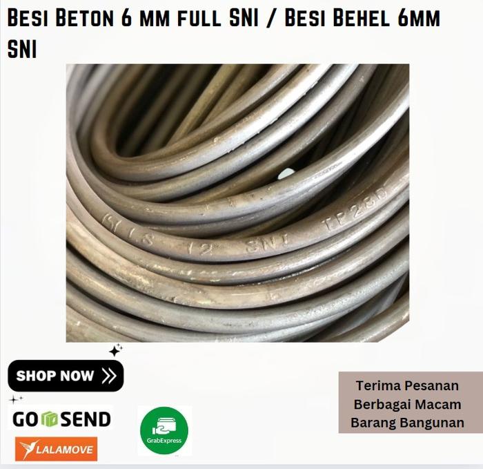Jual Besi Beton 6 mm full SNI / Besi Behel 6mm SNI - Jakarta Barat ...