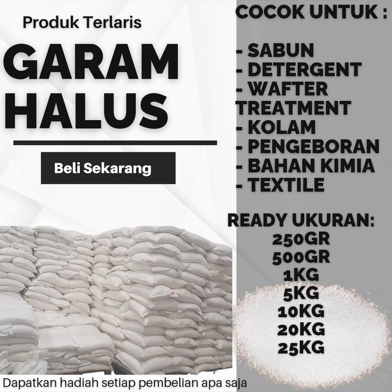 GARAM HALUS LOKAL KARUNGAN 25kg KUALITAS TERBAIK - Shop | Tokopedia