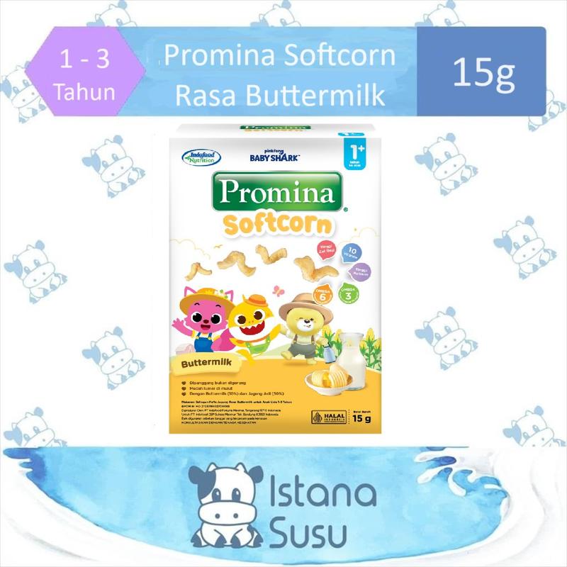 Promina Softcorn Snack Puff Jagung Rasa Buttermilk / Strawberry - Shop ...