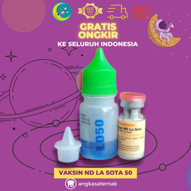 VAKSIN ND LA SOTA DOSIS 50 EKOR + PELARUT MEDIVAC MEDION - Telo - Shop ...