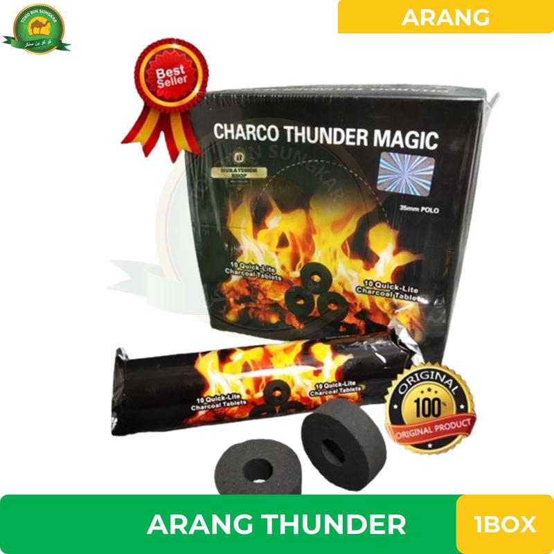 Arang magic Bakhoor Arang Lava coal Arang Bukhur Box Dupa Gaharu - Shop ...