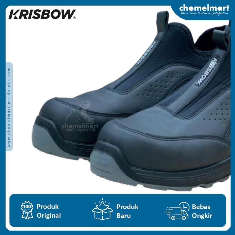 Krisbow Chronos Sepatu Pengaman – Hitam - Shop | Tokopedia