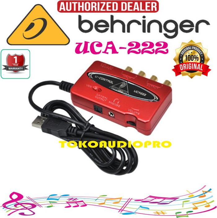 Jual Behringer U-Control UCA222 Soundcard USB 2 In/2 Out Interface ...