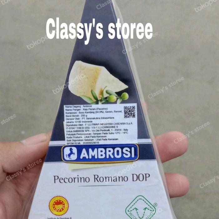 Cheese pecorino romano/Amborsi keju peram 200 gr/sheep's milk - Shop ...