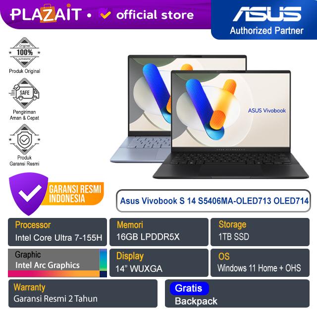 Asus Vivobook S 14 S5406MA-OLED713 OLED714 Ultra 7-155H 16GB - Shop ...