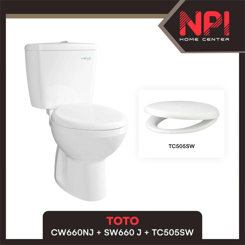 Toto - Closet Kloset Toilet Duduk Cw 660 Nj J / Cw660Nj / Cw660J - Shop | Tokopedia