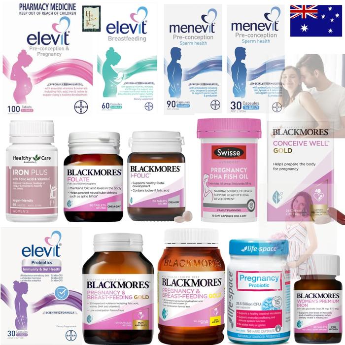 Jual ELEVIT PREGNANCY MULTIVITAMIN - ELEVIT AUSTRALIA - BM I FOLIC ...