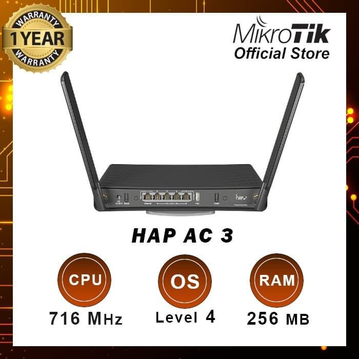 Jual Mikrotik hAP ac3 Wireless Router - Jakarta Pusat - Mikrotik ...