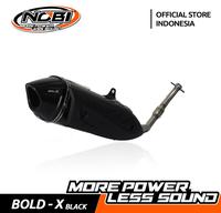 Jual KNALPOT NOBI BOLD X BLACK NEW NMAX 2020 NEW AEROX CONNECTED LEXY ...