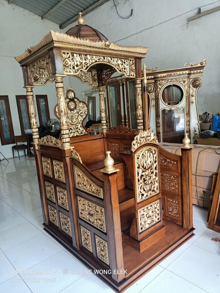 Jual MIMBAR KHUTBAH MASJID | MIMBAR PODIUM | MIMBAR JUM'AH MASJID ...
