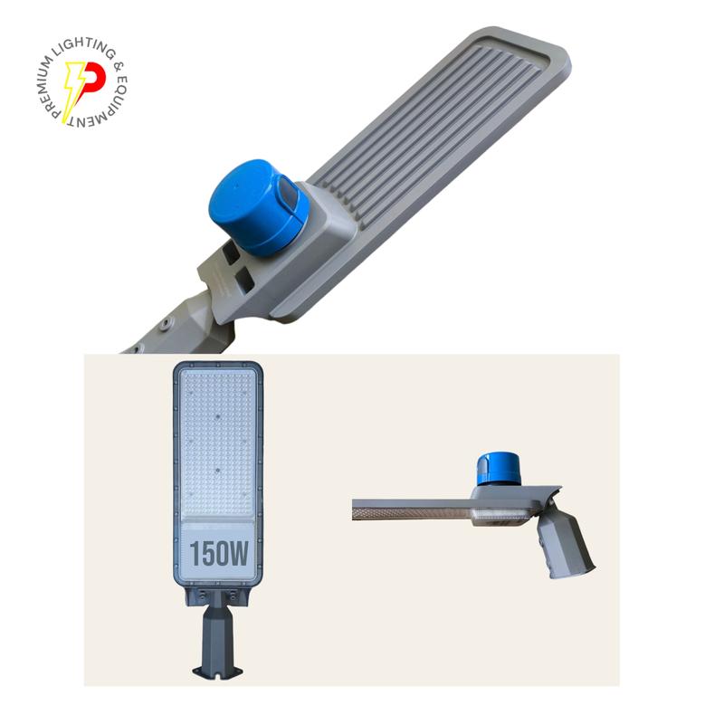 PJU lampu jalan LED 150W Pakai Sensor Cahaya Photocell 150 WATT Putih ...