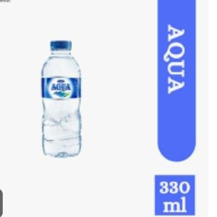 Aqua botol 330 ml harga 1 dus - Shop | Tokopedia