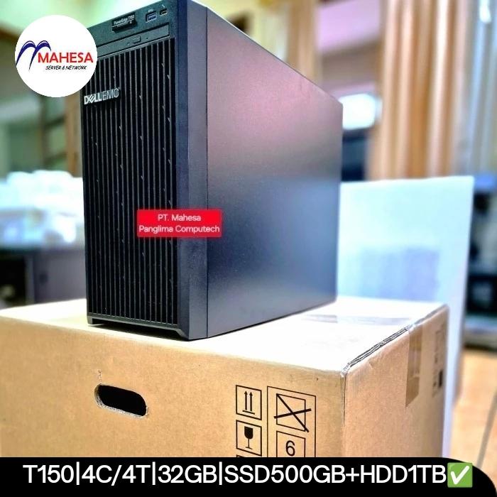 Jual Server Dell T150 | INTEL Xeon E2324G 4C/4T CPU | SSD 512GB SATA ...